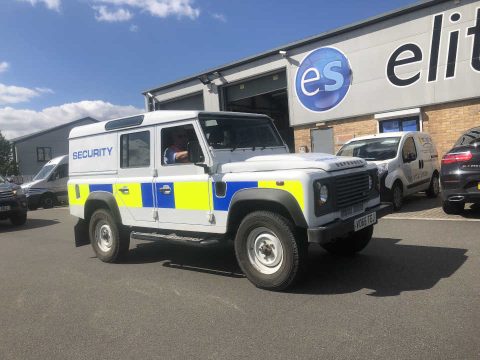 Land-Rover-Security-Vinyl - Elite Signs Live Site