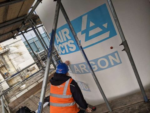 Air Products Installation - Elite Signs Live Site